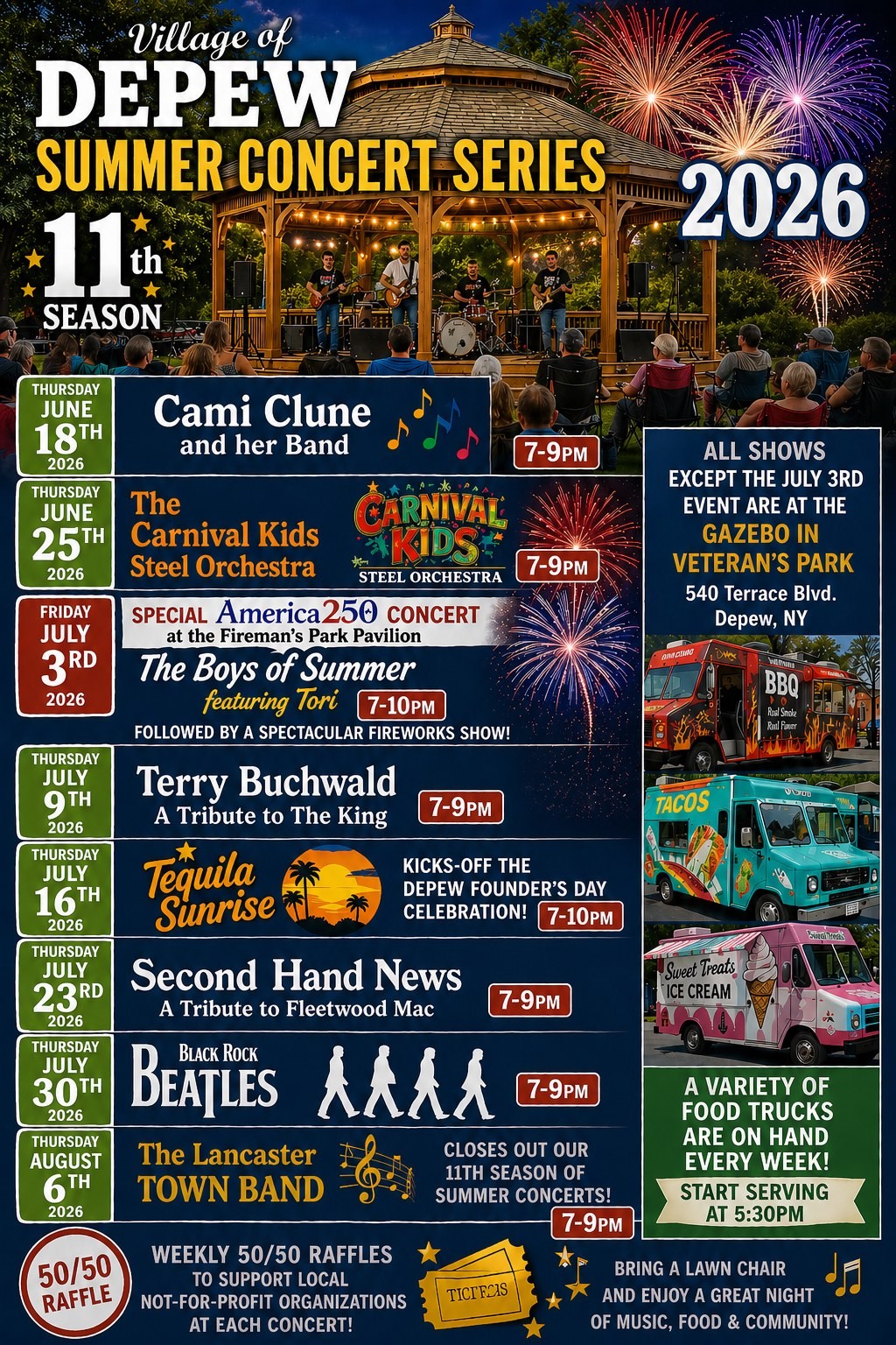 Summer Concert Calendar - Best of WNY
